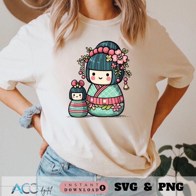 Japanese Sticker Pack SVG PNG Bundle, Printable Japan Culture and ...