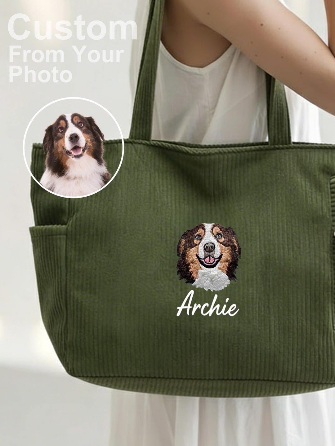Custom Pet Portrait Belt Bag,dog Cat Lover Gift, Christmas Gift,gift ...