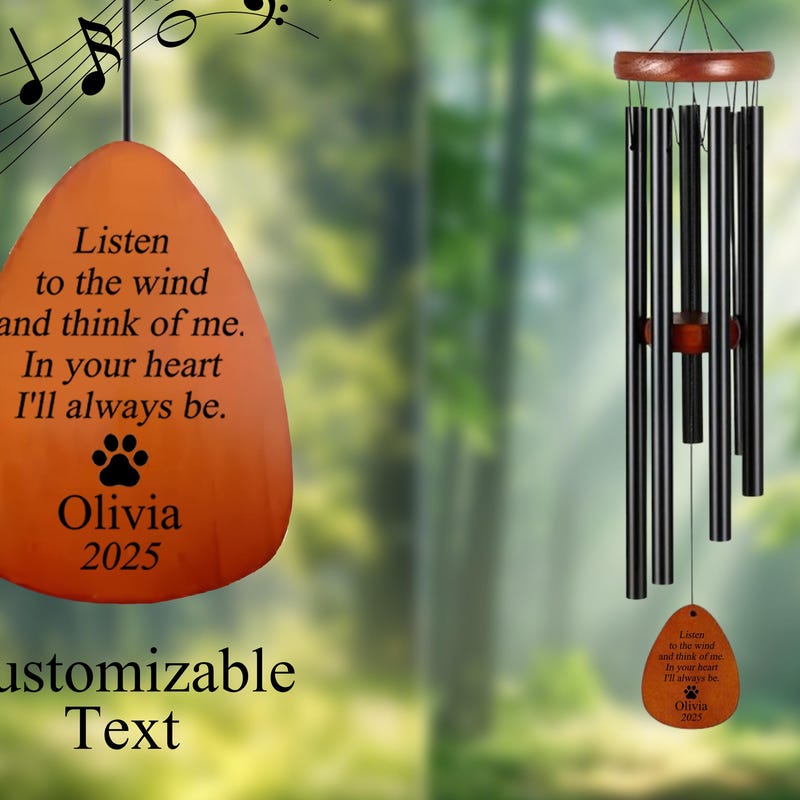 Dog Wind Chime Bell - Etsy UK