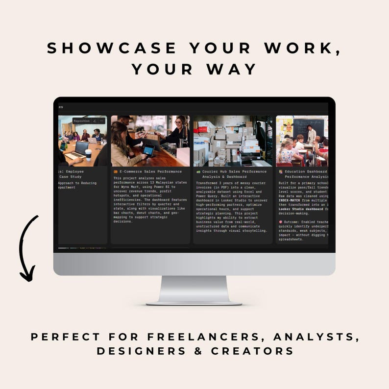 Data Analyst Notion Portfolio | Editable Digital Resume & Project ...