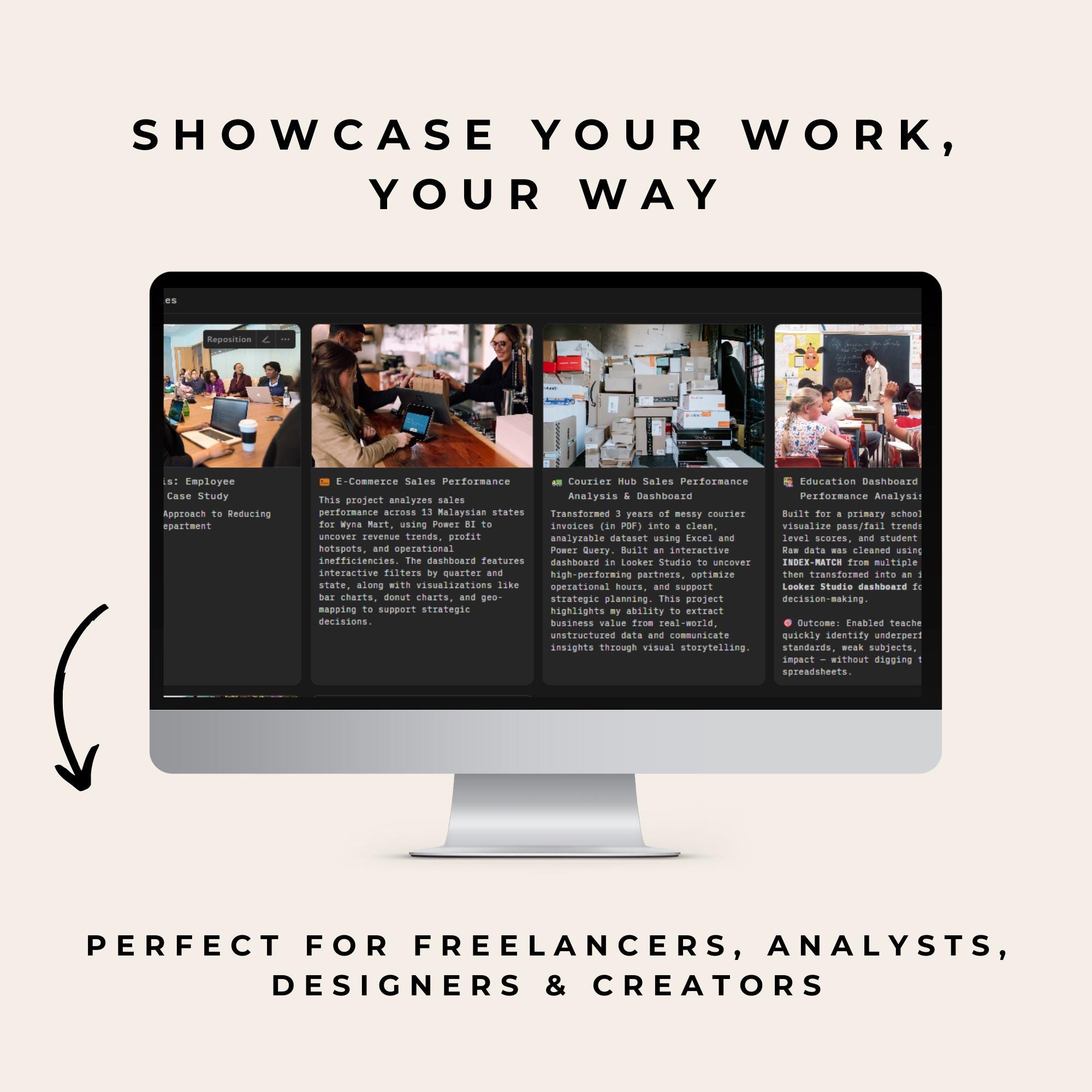 Data Analyst Notion Portfolio | Editable Digital Resume & Project ...