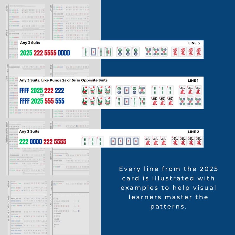 2025 Mahjong Beginner Cheat Sheet and Practice Tracker | Learn Mahjong ...