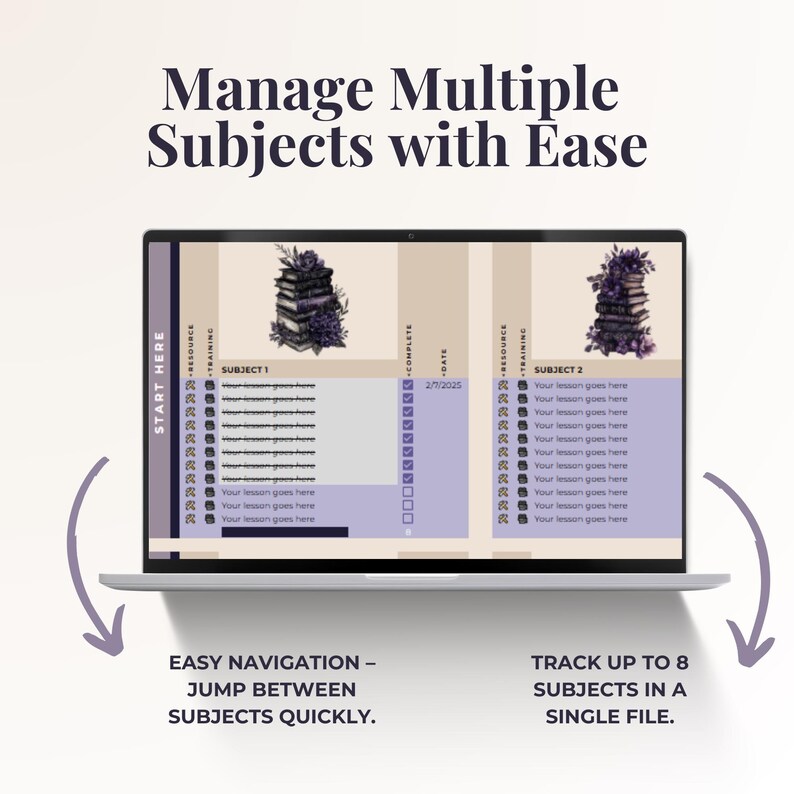 Digital Study Tracker | Google Sheets Planner | Aesthetic Learning ...