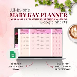Mary Kay Planner Customer Management Tool, Digital Client Organizer ...