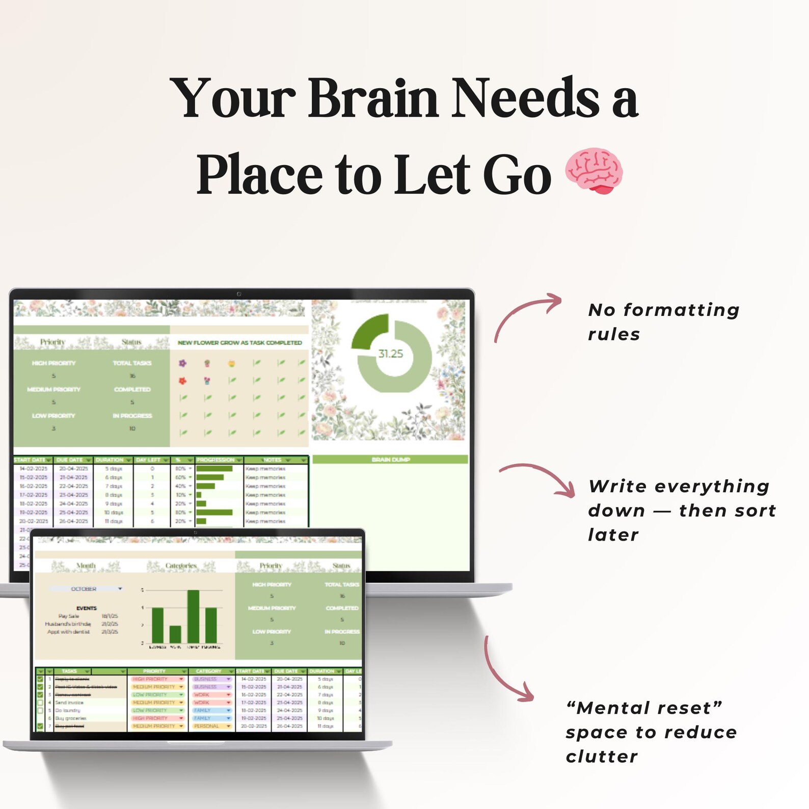 ADHD Coaching Client Planner, Printable Weekly Tracker With Visual ...