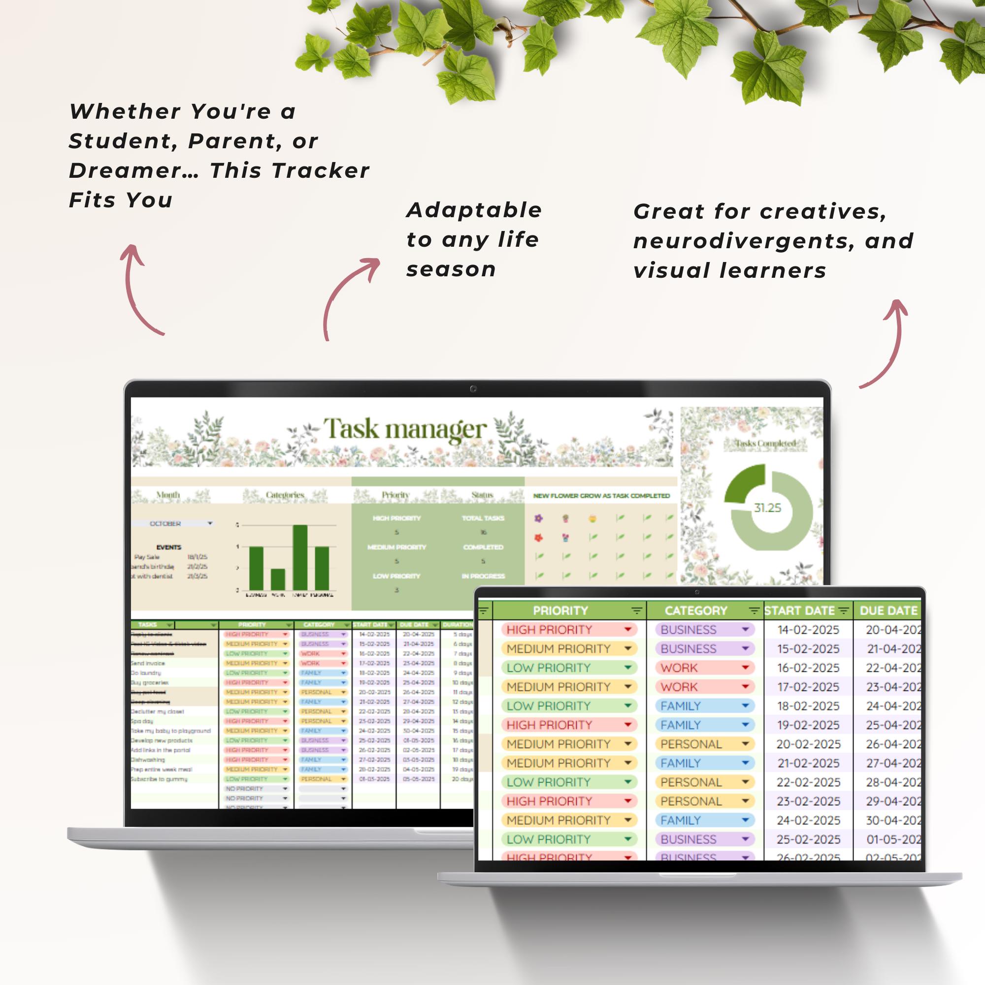 ADHD Coaching Client Planner, Printable Weekly Tracker With Visual ...