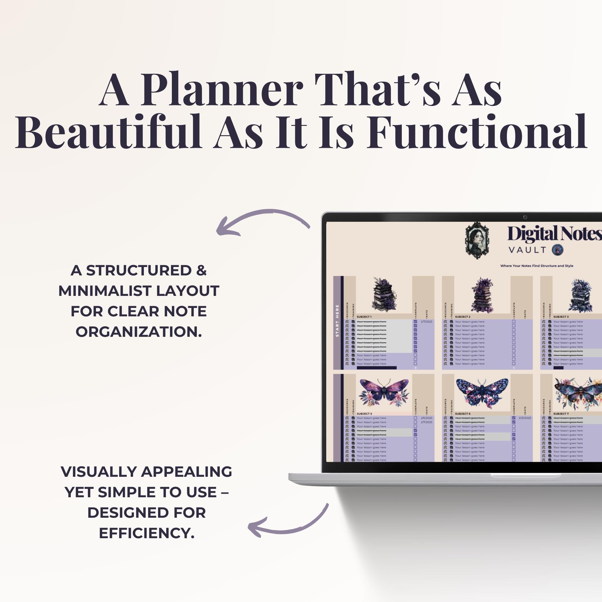 Digital Study Tracker | Google Sheets Planner | Aesthetic Learning ...