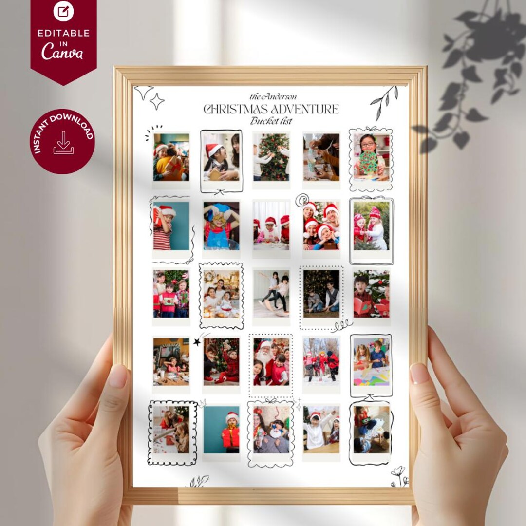 Personalized Family Advent Calendar 2025 | Christmas Countdown Bucket ...