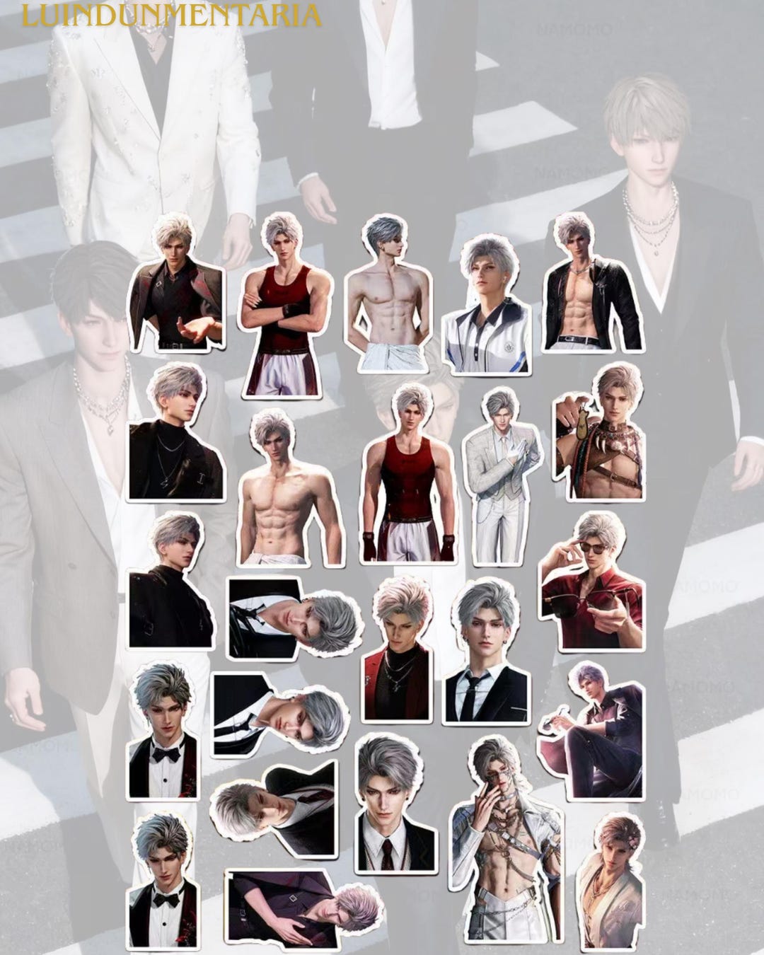 Love Rain Deep Space Stickers / Qin Che Stickers / Cool Peripheral ...