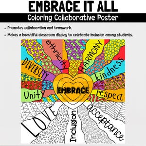 Harmony Day Collaborative Poster, Coloring Pages, Bulletin Board, Art ...