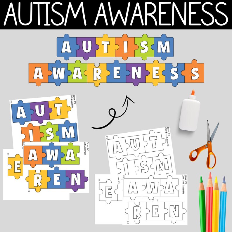 Autism Awareness Bulletin Board Display, Neurodiversity, ASD, Special ...