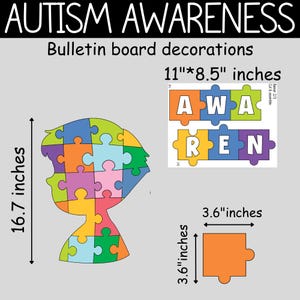 Autism Awareness Bulletin Board Display, Neurodiversity, ASD, Special ...
