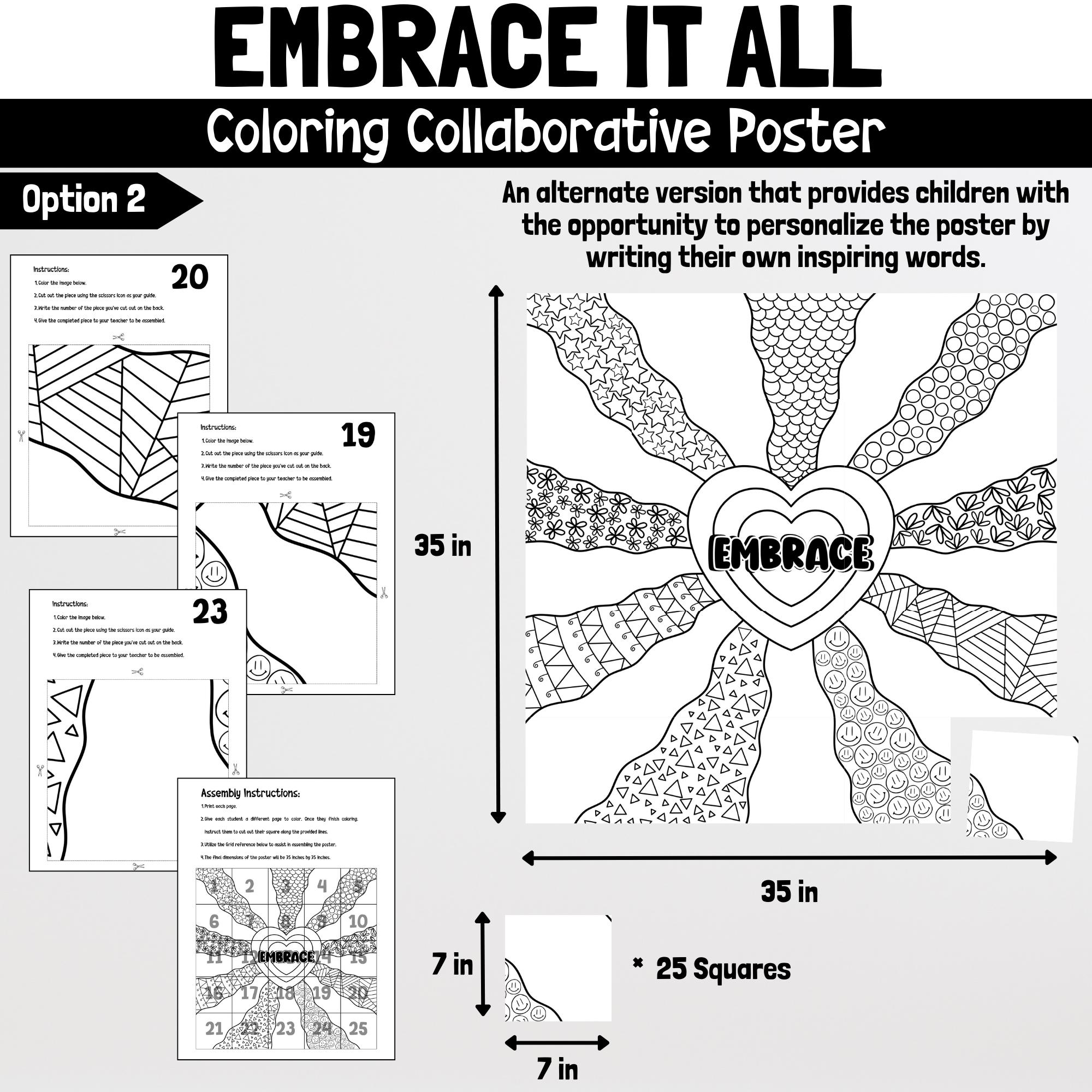 Harmony Day Collaborative Poster, Coloring Pages, Bulletin Board, Art ...