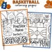Basketball Tournament Coloring Pages, Basketball-themed Coloring Sheets ...