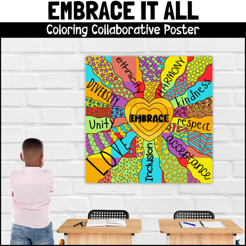 Harmony Day Collaborative Poster, Coloring Pages, Bulletin Board, Art ...