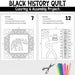 Black History Month Quilt Project, Collaborative Coloring Poster ...