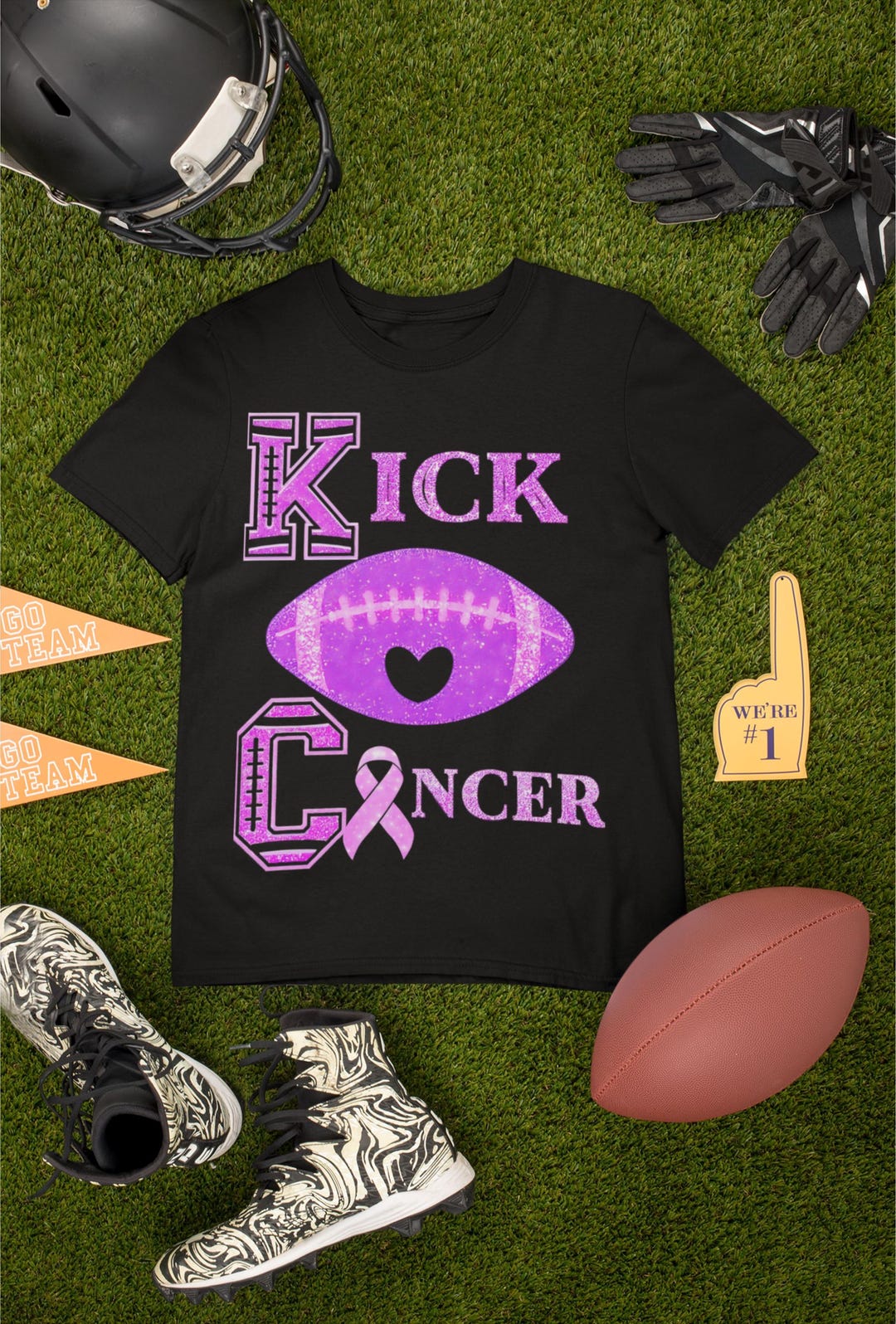 Breast Cancer Football Pink PNG, Sport Breast Cancer Png, Pink Ribbon ...