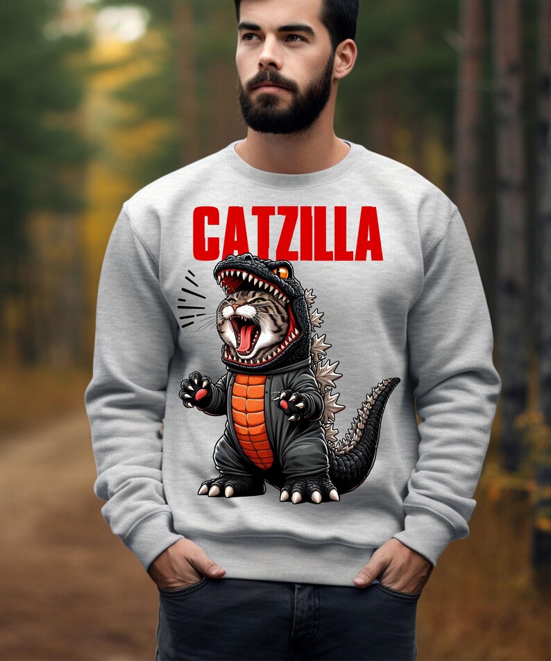 Godzilla Png. Catzilla Png. Cat Lover. Godzilla Png. Cat Dressed as ...
