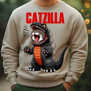 Godzilla Png. Catzilla Png. Cat Lover. Godzilla Png. Cat Dressed as ...