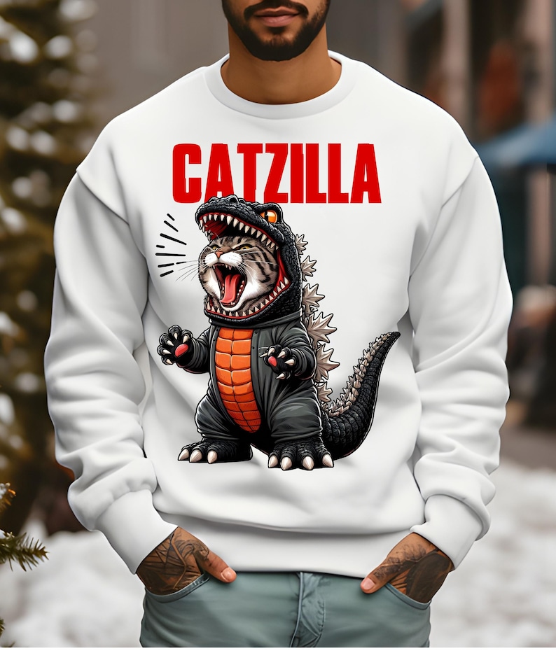 Godzilla Png. Catzilla Png. Cat Lover. Godzilla Png. Cat Dressed as ...