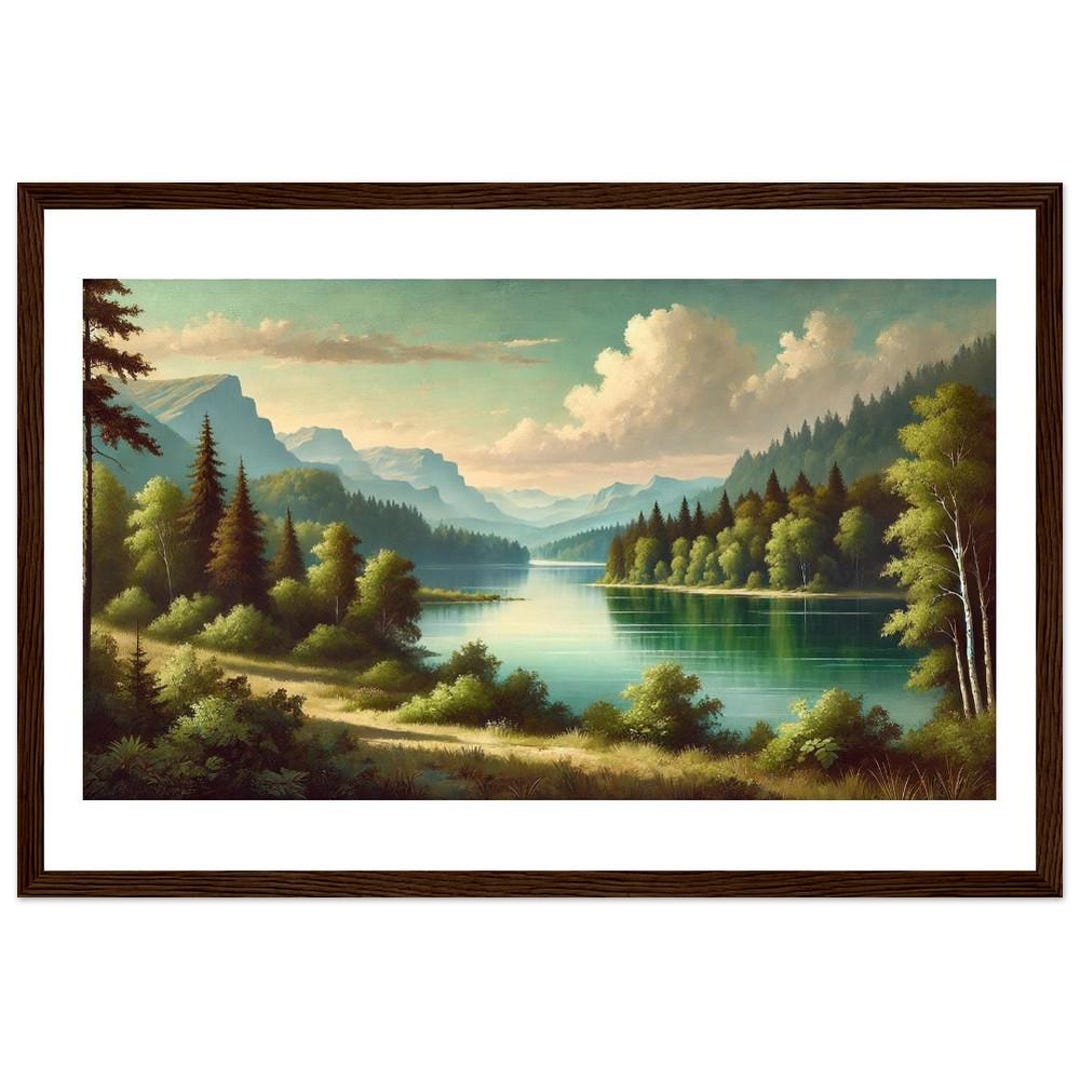 Classic Semi-glossy Paper Wooden Framed Poster 30x45 Cm / 12x18 - Etsy