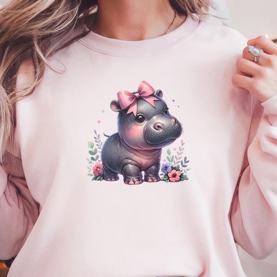 Bouncy Pygmy Hippo Png, Baby Hippo PNG, Pygmy Hippo Doodle, Mischief ...