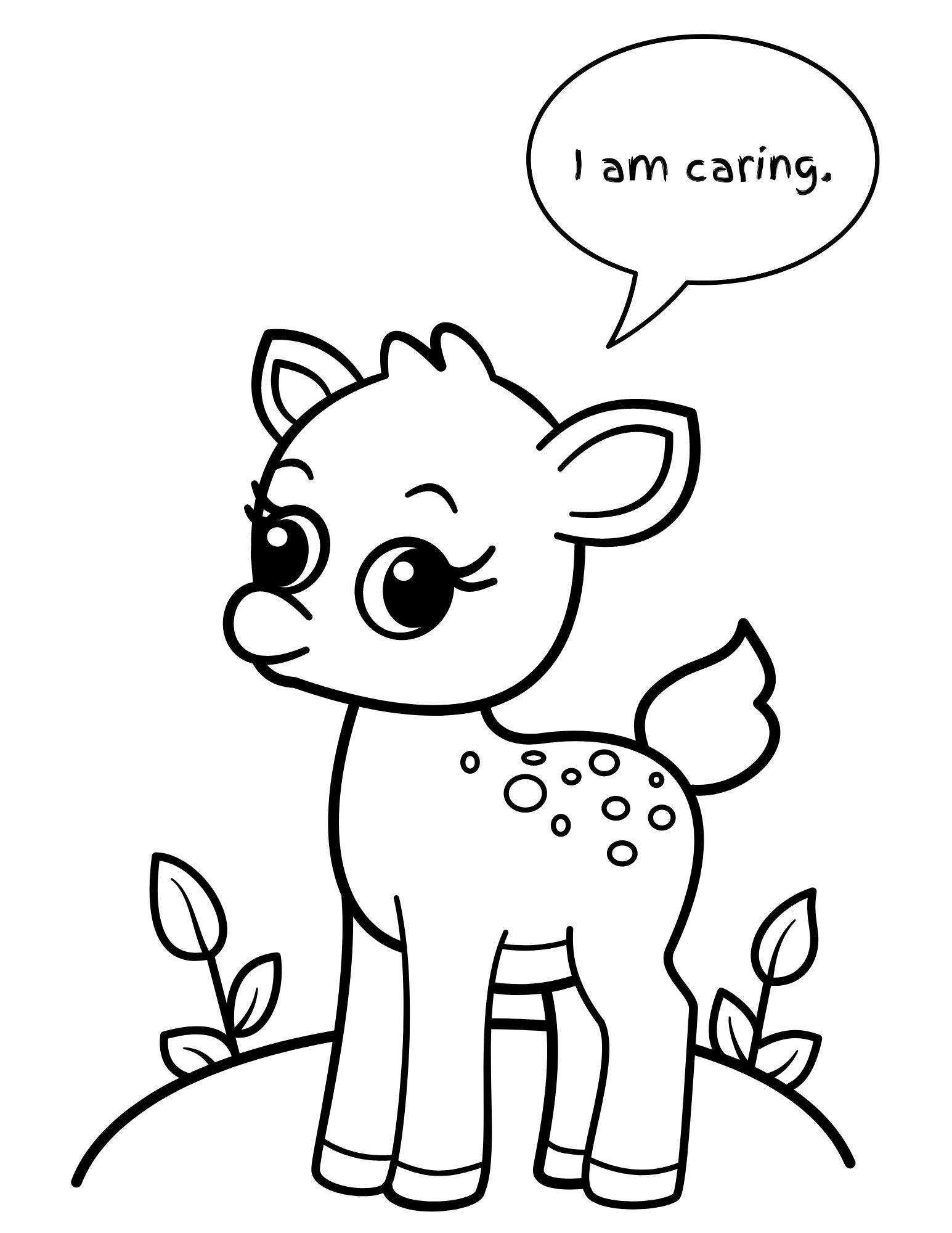 Kids Coloring Book With Self-affirmations - Etsy