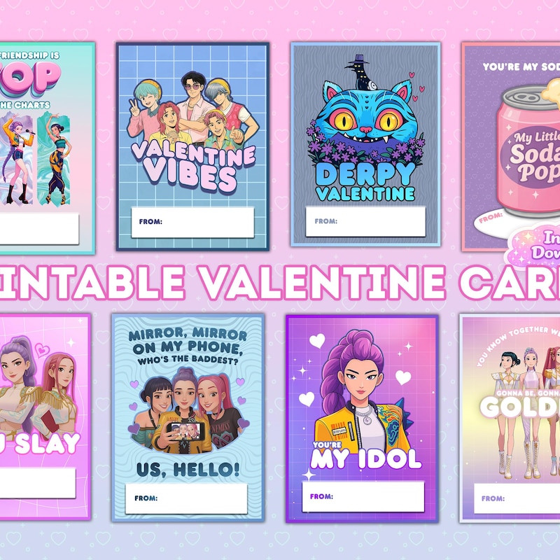 Valentines Fandom - Etsy