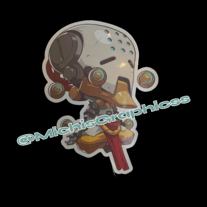 Zenyatta Overwatch Vinyl Sticker - Etsy