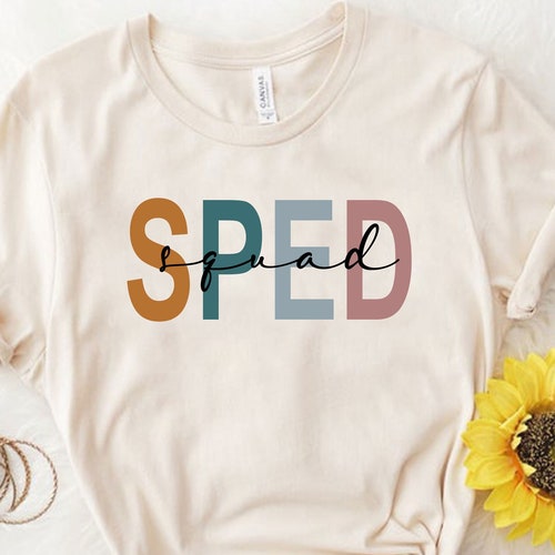 SPED Squad T-shirt Special Education Shirt Special Ed Gift - Etsy