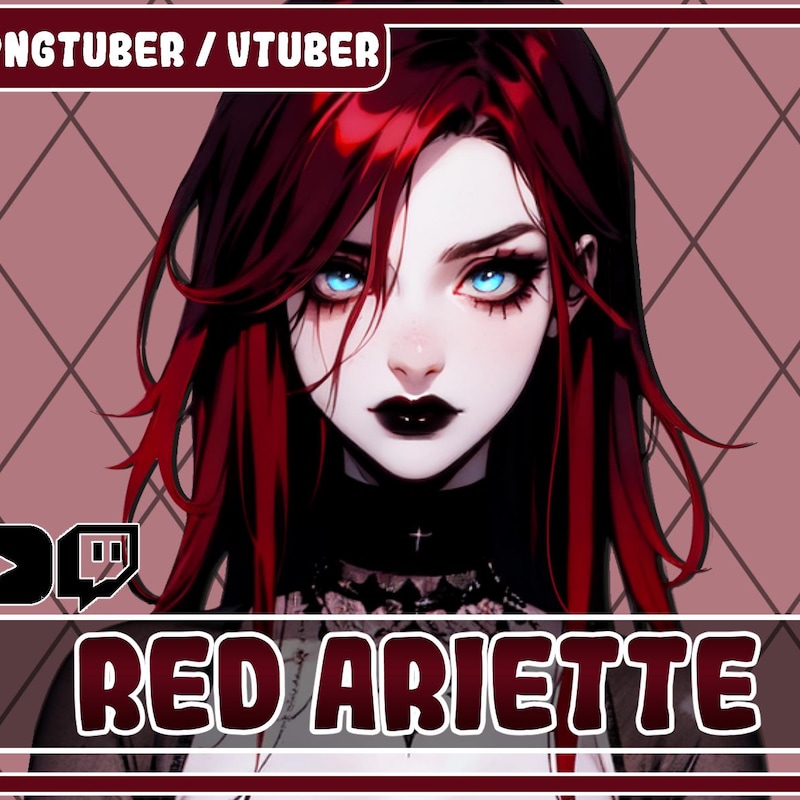 Vtuber Goth Asset - Etsy