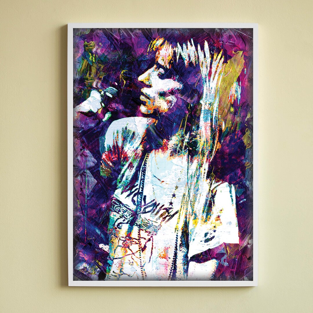 Kim Gordon Modern Abstract Art Paintings, GIRL IN A BAND, Art Print ...