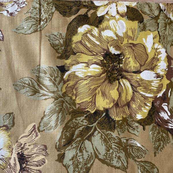Vintage Floral Fabric - Etsy
