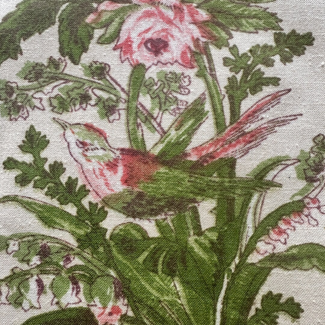 Vintage 1967 Greeff "cotswold" Fabric From the Greenbrook Collection ...