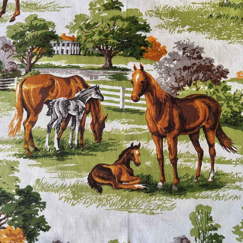 Horse Fabric - Etsy