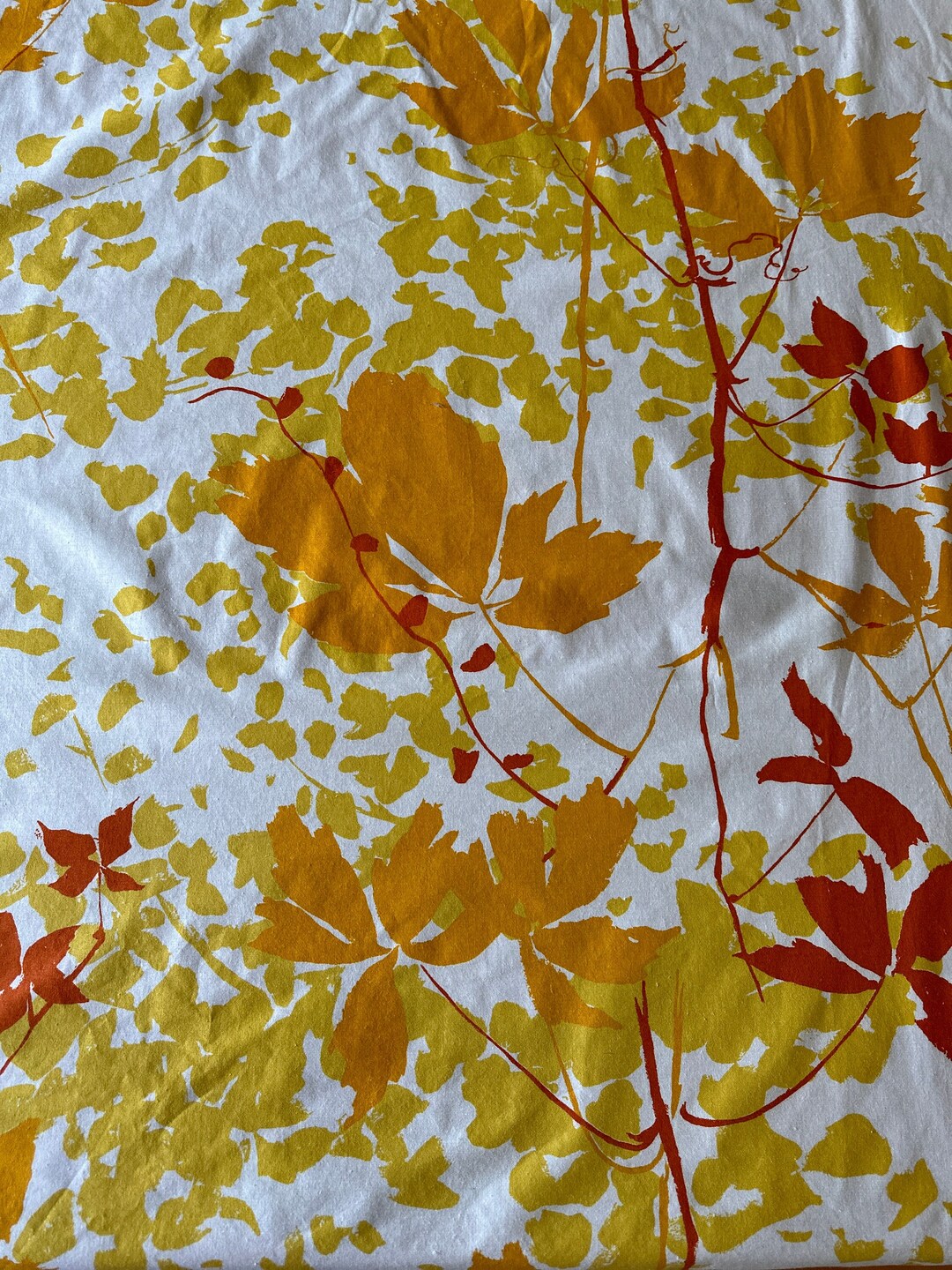 Vintage 1974 Greeff "foliage" Fabric From "the Woods and Meadows ...