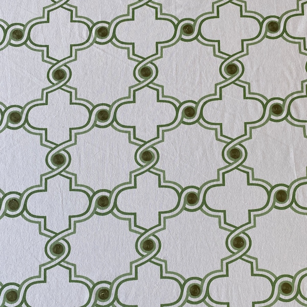 Quatrefoil Fabric - Etsy
