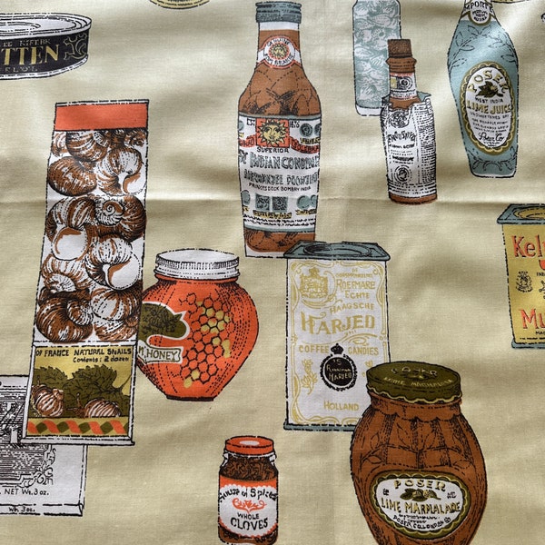 Food Fabric - Etsy