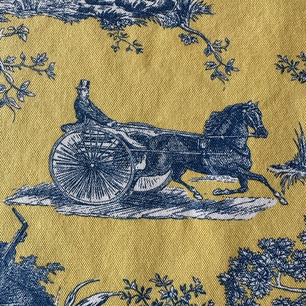 Yellow Toile - Etsy
