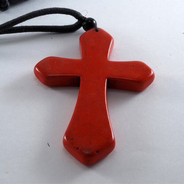Red Howlite Necklace - Etsy
