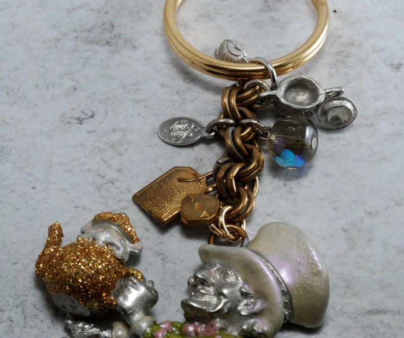 Vintage Kirks Folly Key Chain Mad Hatter Alice in Wonderland | Etsy