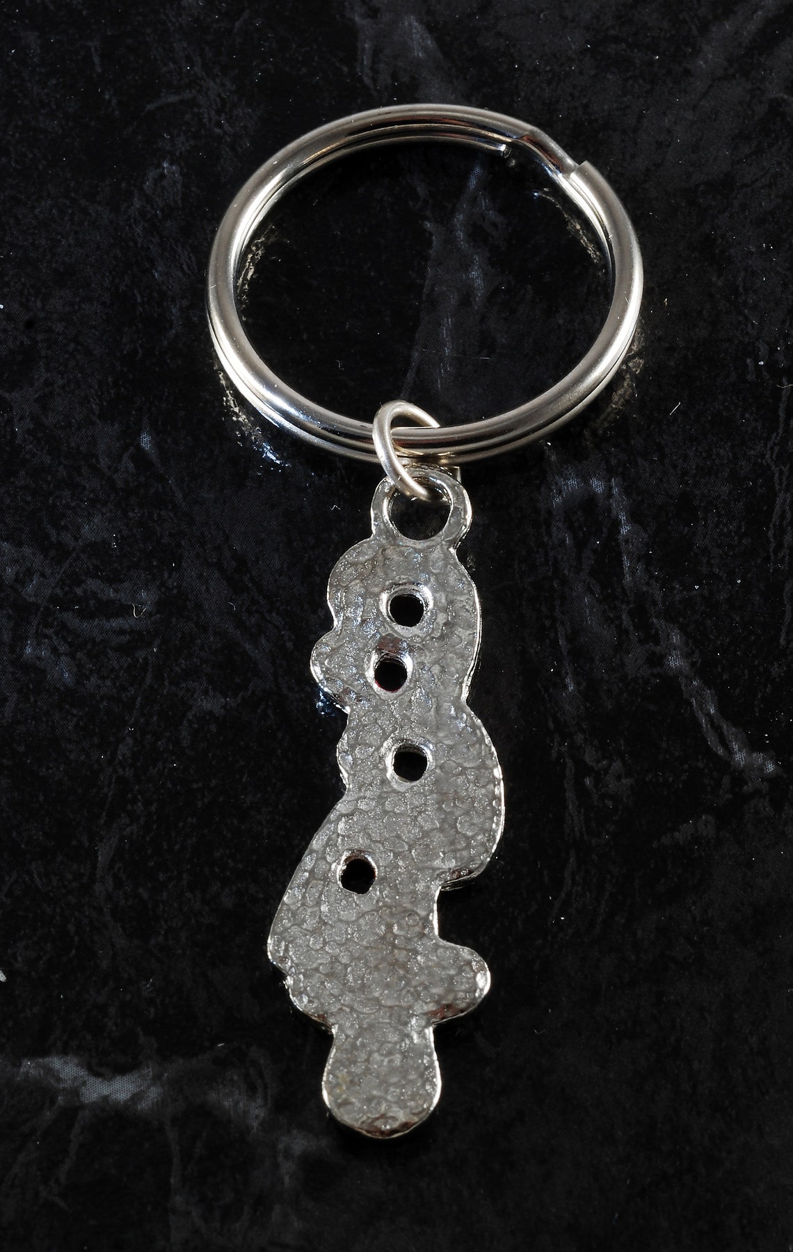 Vintage Colorful Brat Key Chain 1970’s Hippie Era Silver Tone Pot Metal ...