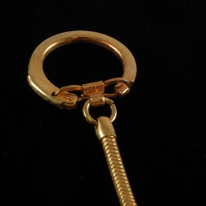 Vintage Keychain Parking Meter Charm Holds a Nickel Gold Tone Metal Key ...