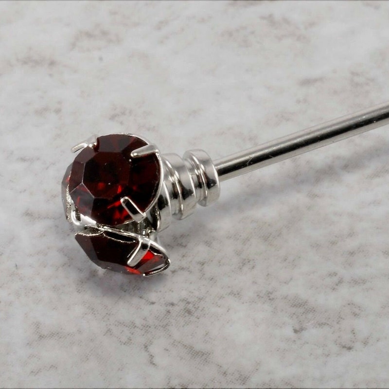 Ruby Tie Bar Vintage - Etsy