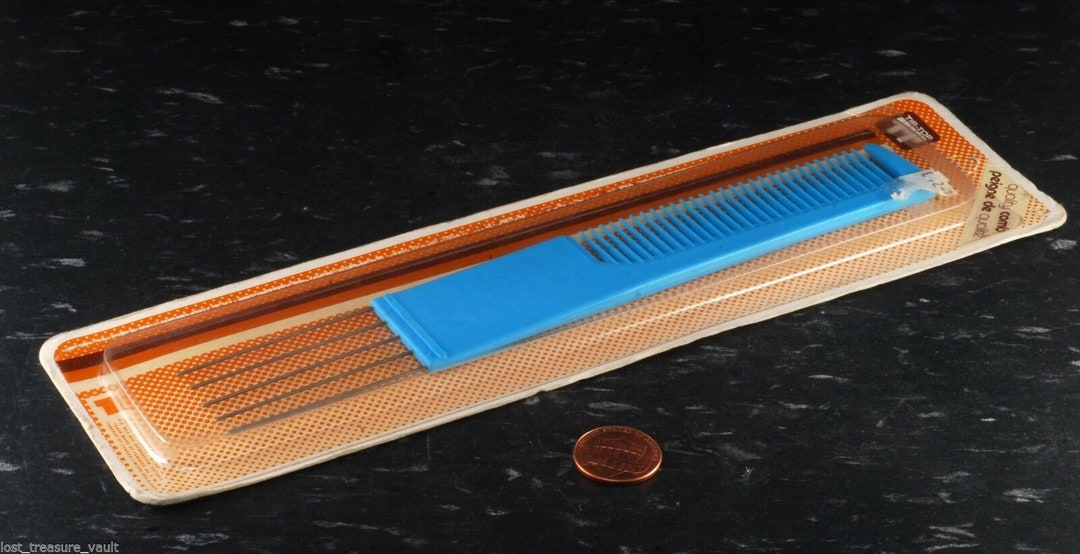 Vintage Tip Top Hair Comb Pick Combo New in Package Made in Hong Kong ...