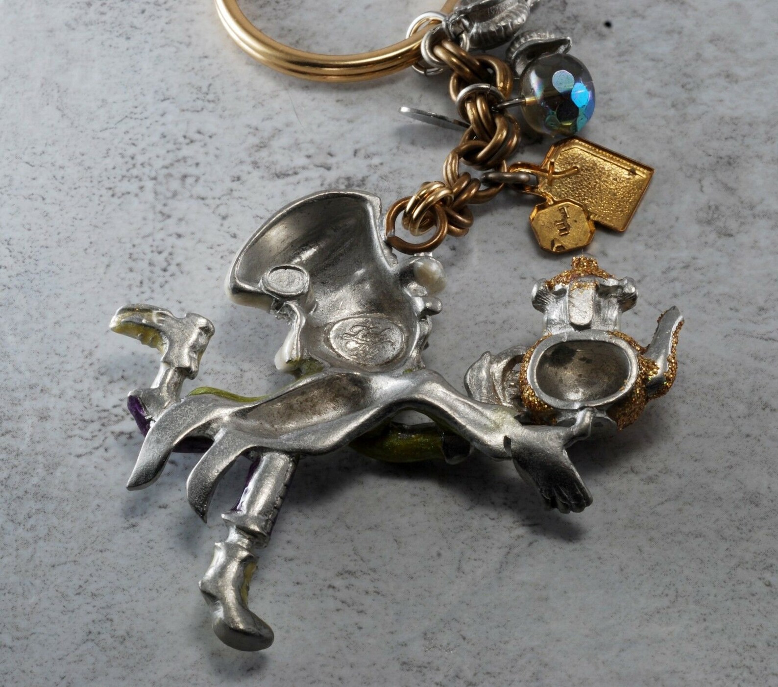 Vintage Kirks Folly Key Chain Mad Hatter Alice in Wonderland | Etsy