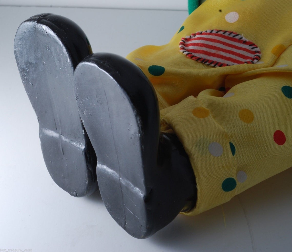 Vintage Circus Clown 12 Doll Porcelain Padded Body Hand | Etsy