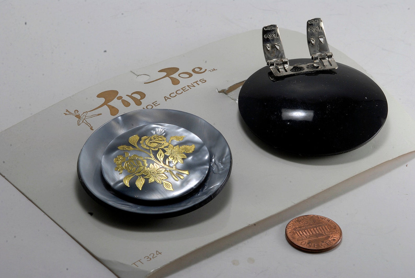 Vintage Tip Toe Shoe Accents Shoe Clips TT 324 - Etsy