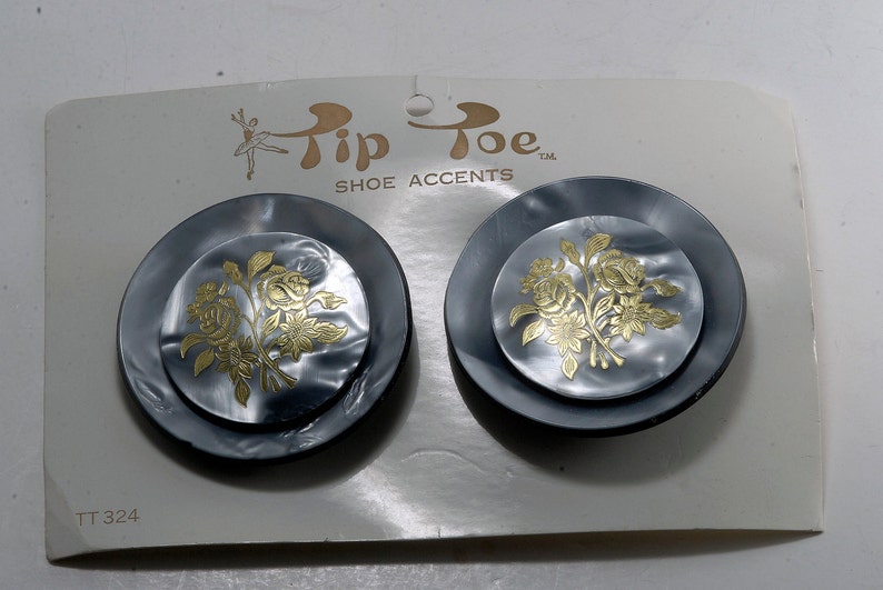 Vintage Tip Toe Shoe Accents Shoe Clips TT 324 - Etsy