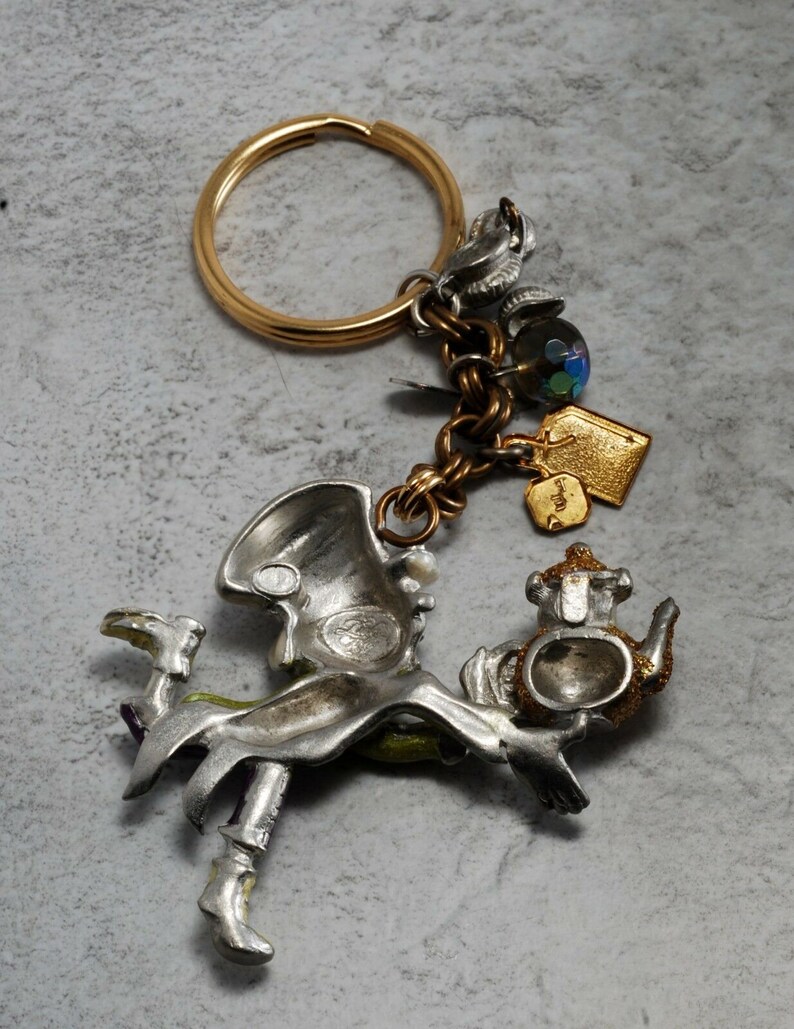 Vintage Kirks Folly Key Chain Mad Hatter Alice in Wonderland | Etsy